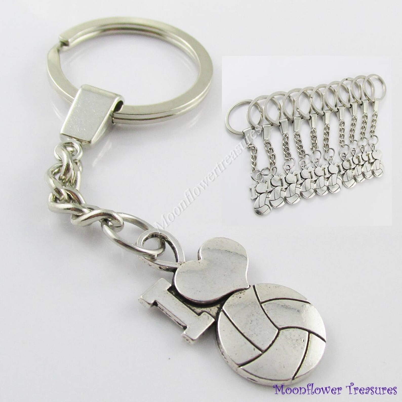 Team Set of 12 I Love Netball Keychain Keyring Coach Team End - Etsy ...