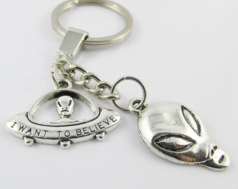 Sci Fi Keychain | Etsy