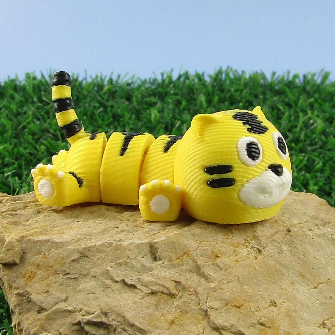 Articulating 3D Baby Tiger Fidget Toy Desk Decoration Gift - Etsy