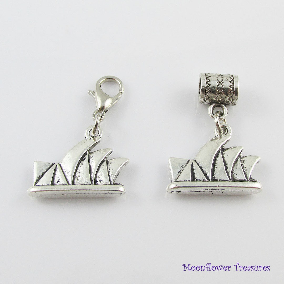 Sydney Opera House Charm Australian Aussie Select Euro Bail or Clip on ...