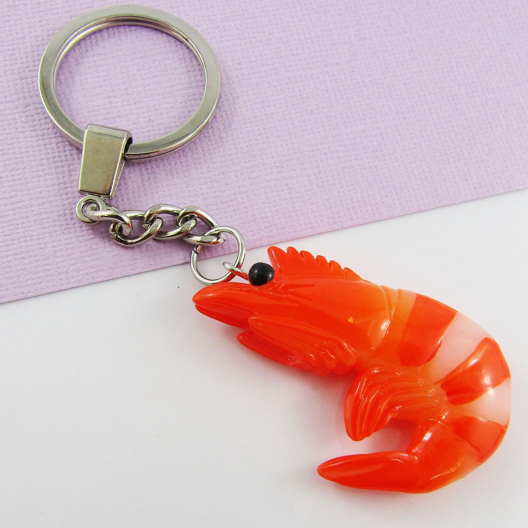 Big Aussie Prawn Keychain Key Ring Australian Spirit 120mm - Etsy