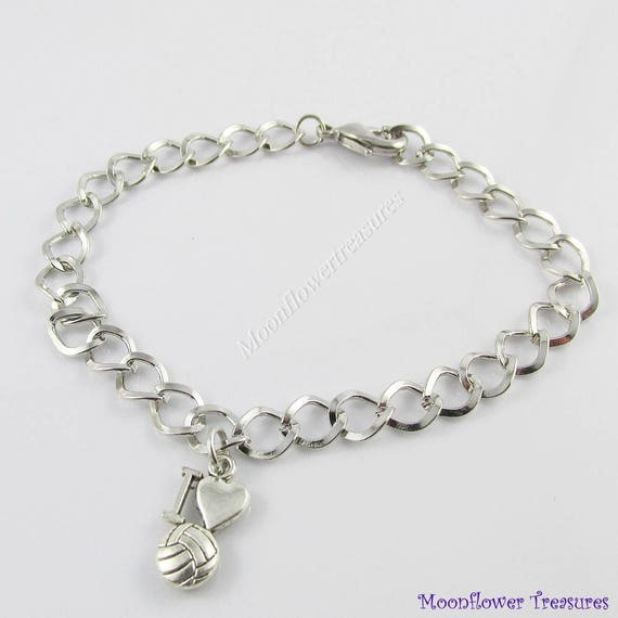 I Love Netball Sport Charm Bracelet Coach Team End of Season - Etsy ...