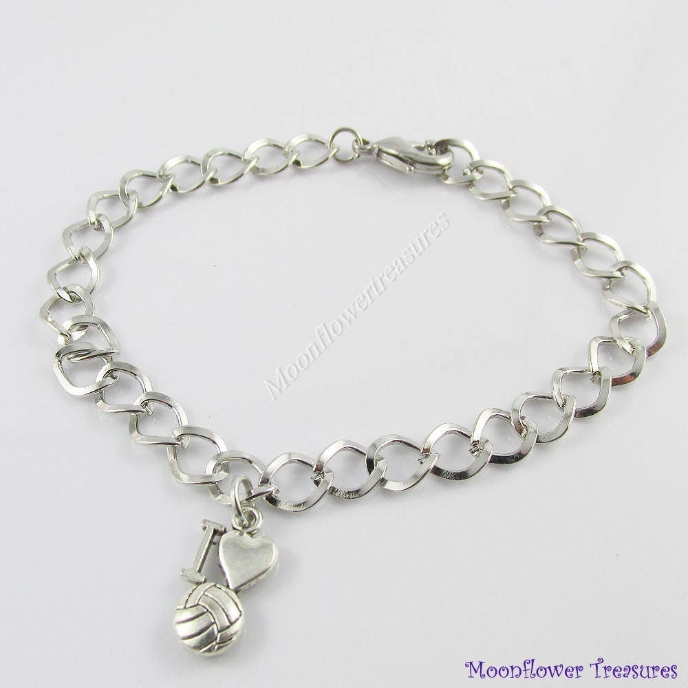 I Love Netball Sport Charm Bracelet Coach Team End of Season - Etsy ...