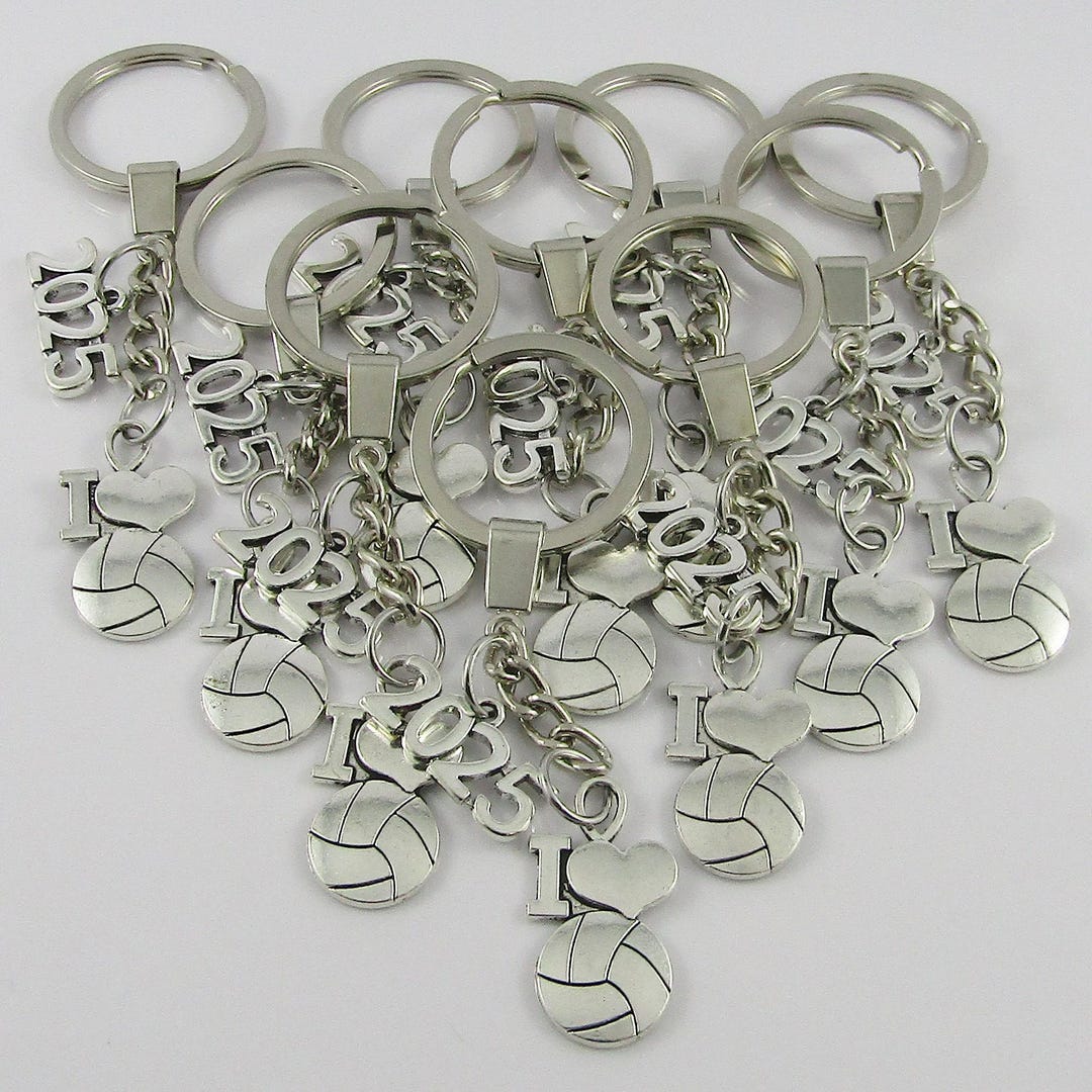 2025 Team Set of 10 I Love Netball Keychain Coach Team End of Season ...