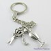 Dressmakers Mannequin I Love Sewing Charm Keychain Keyring - Etsy