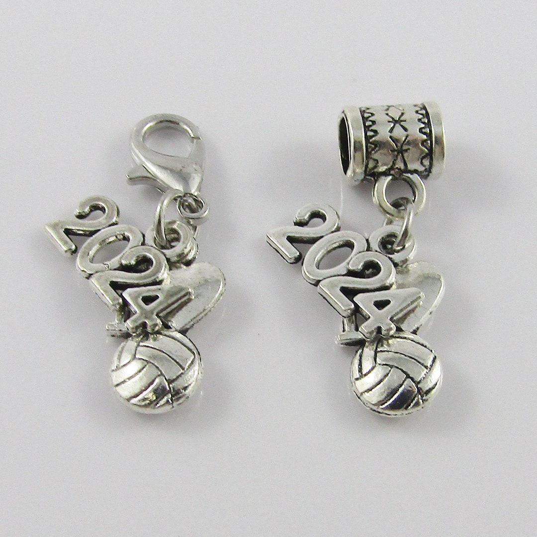 2024 I Love Netball Charm Team Sports Coach Gift Select Bail or Clip on ...