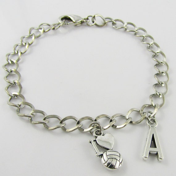Personalised I Love Netball Sport Charm Bracelet Coach Team - Etsy ...