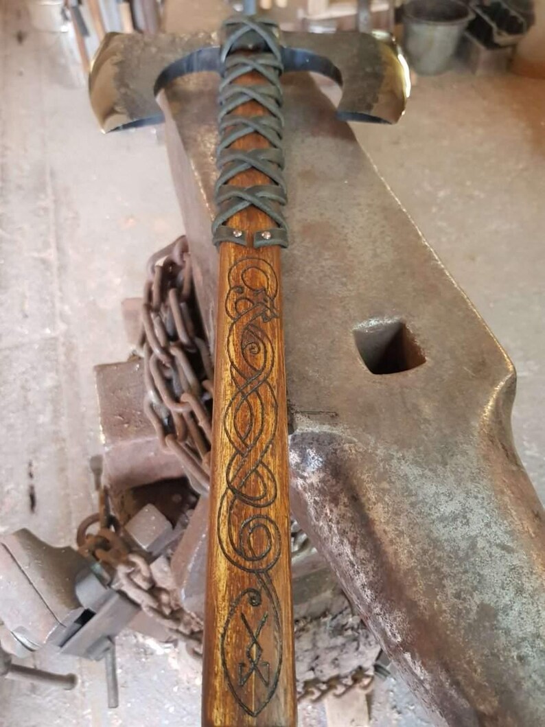 Double-bladed Axe “atlantean Rage” - Etsy