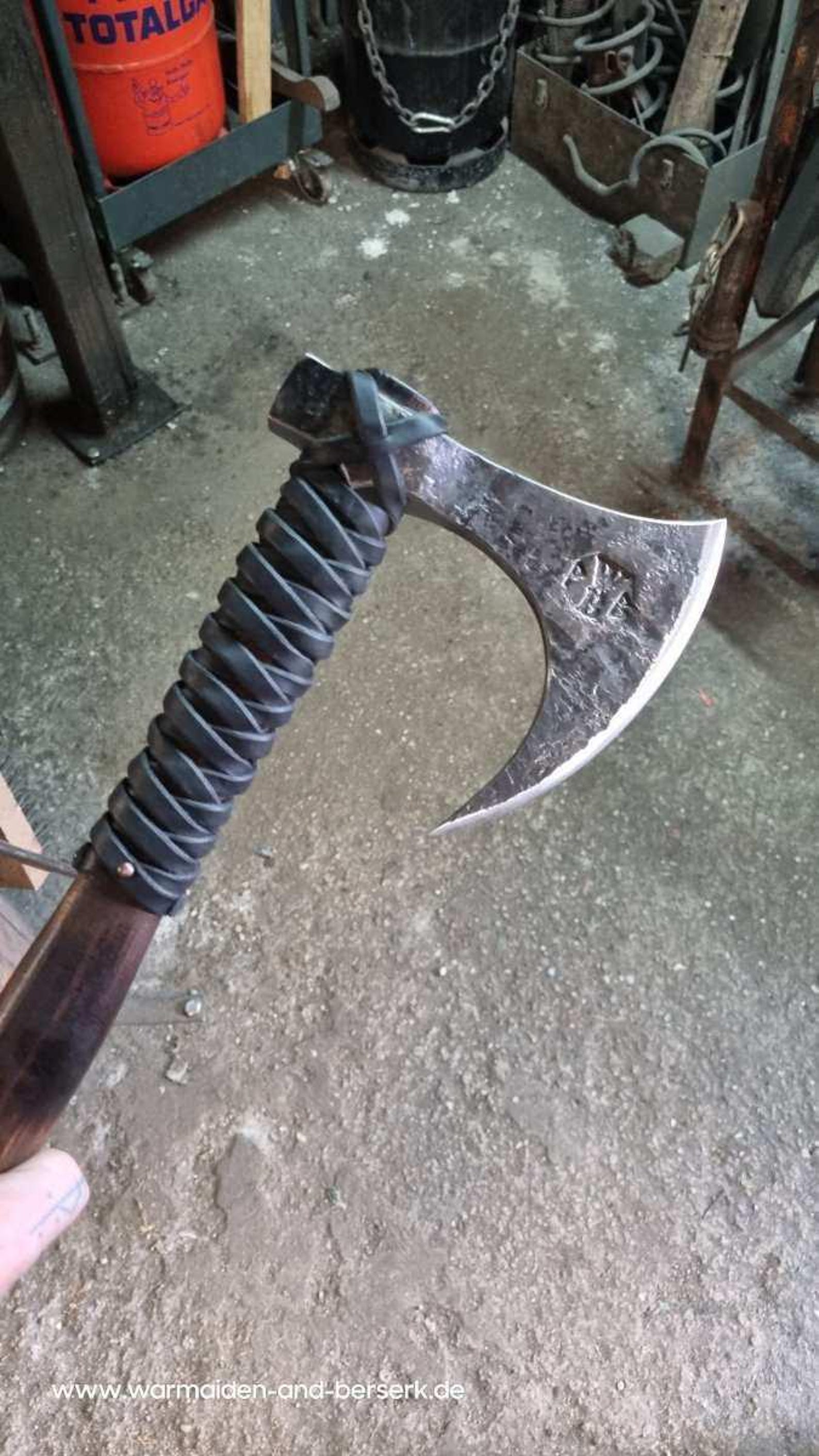 Hand Forged Fantasy/conan Ax Replica - Etsy