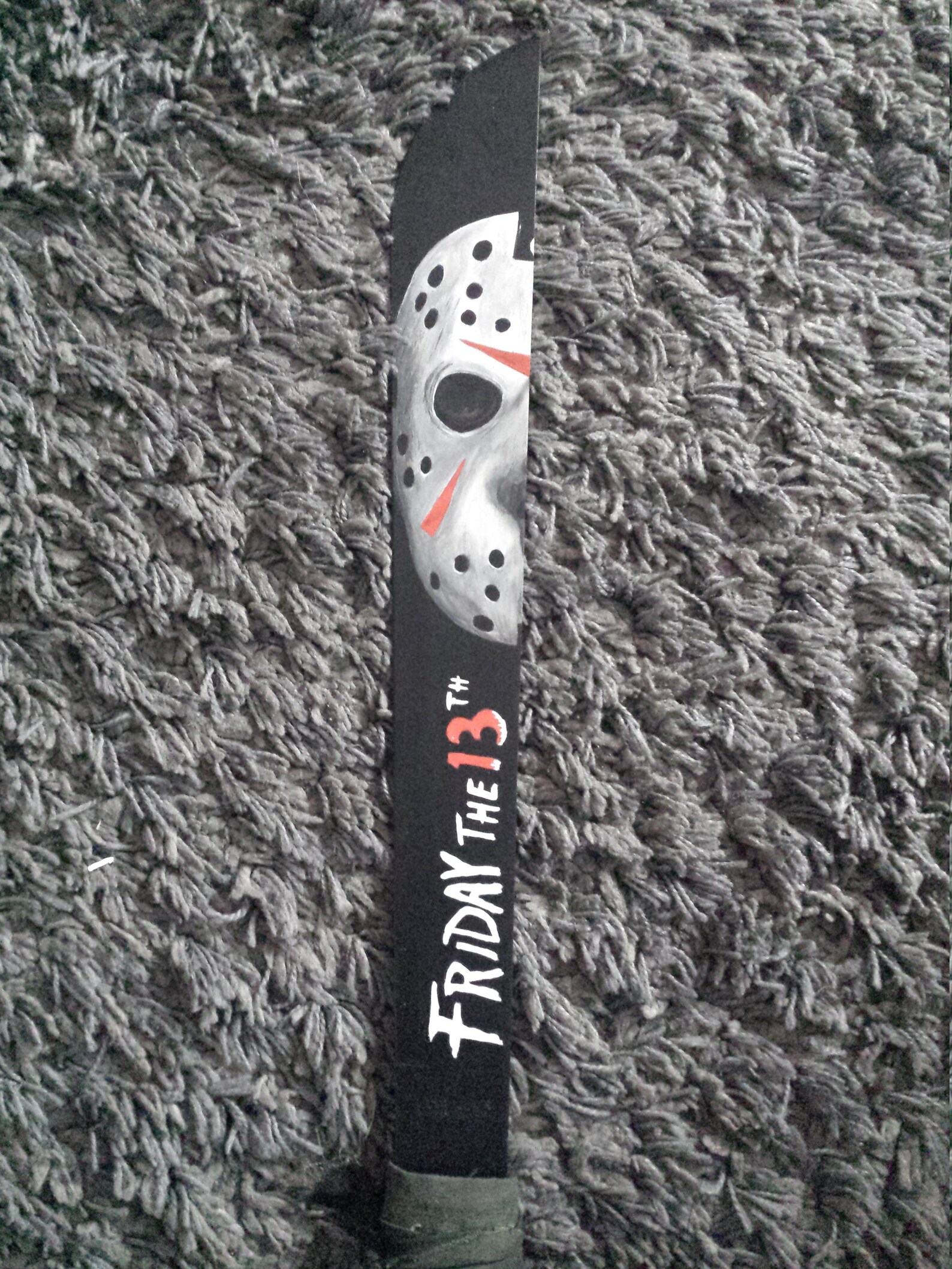 Hand-painted Machete With Jason Voorhees - Etsy Australia