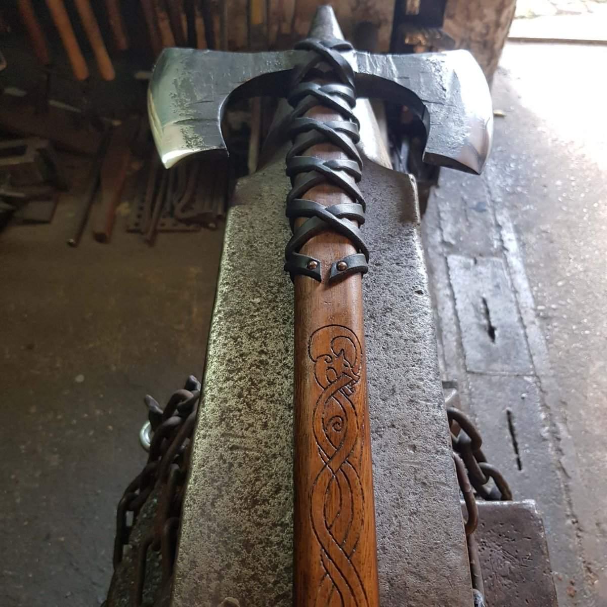 Double-bladed Axe “atlantean Rage” - Etsy