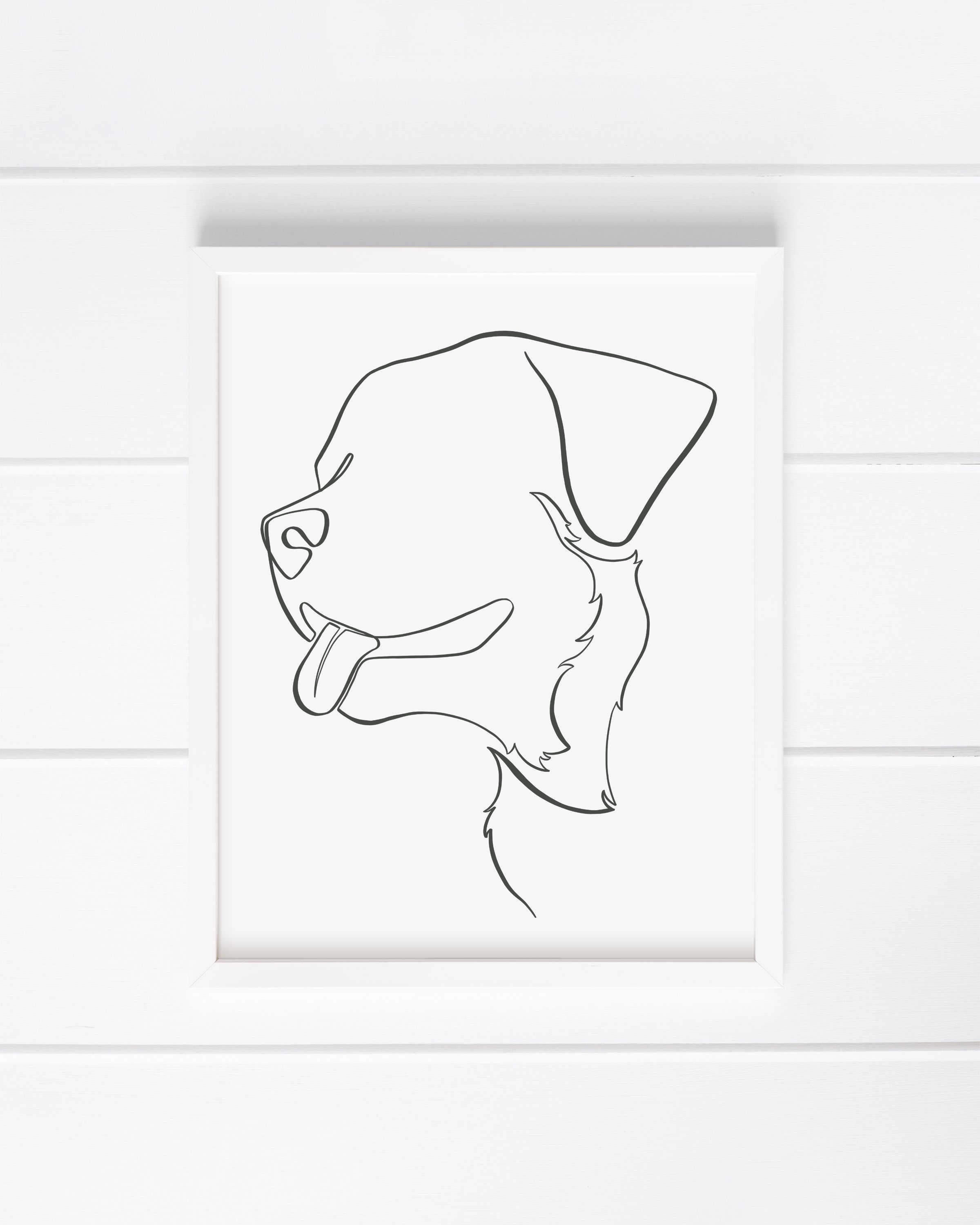 Easy Rottweiler Drawing