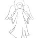 Angel Minimalist One Line Drawing, Digital Download - Etsy