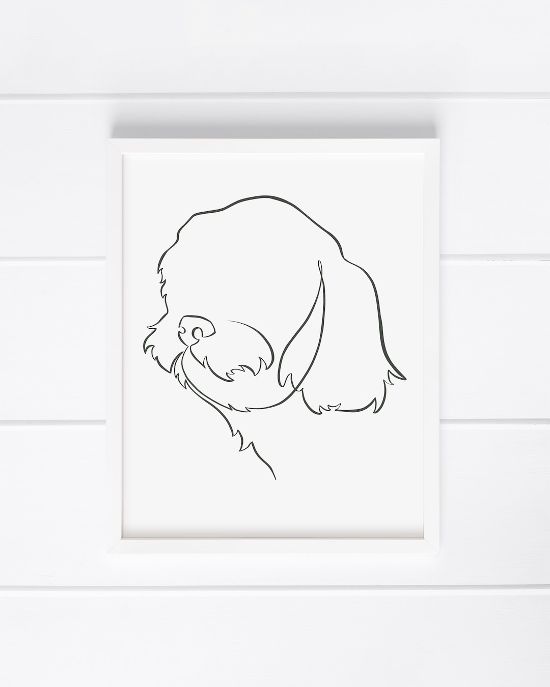 Dog One Line Drawing, Digital Download Shih Tzu, Maltese - Etsy