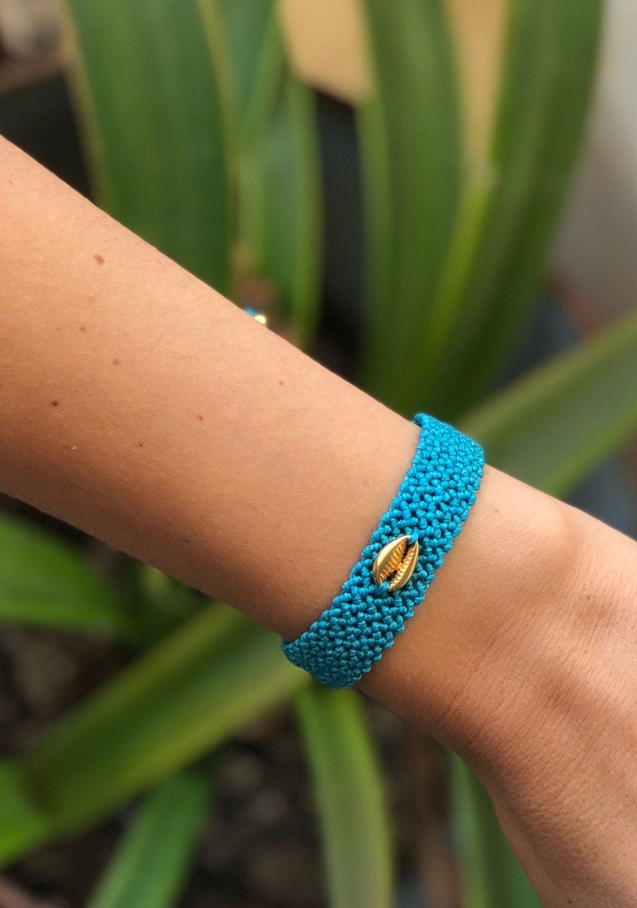 Modern Macrame Bracelet Seashell Macrame Bracelet White - Etsy