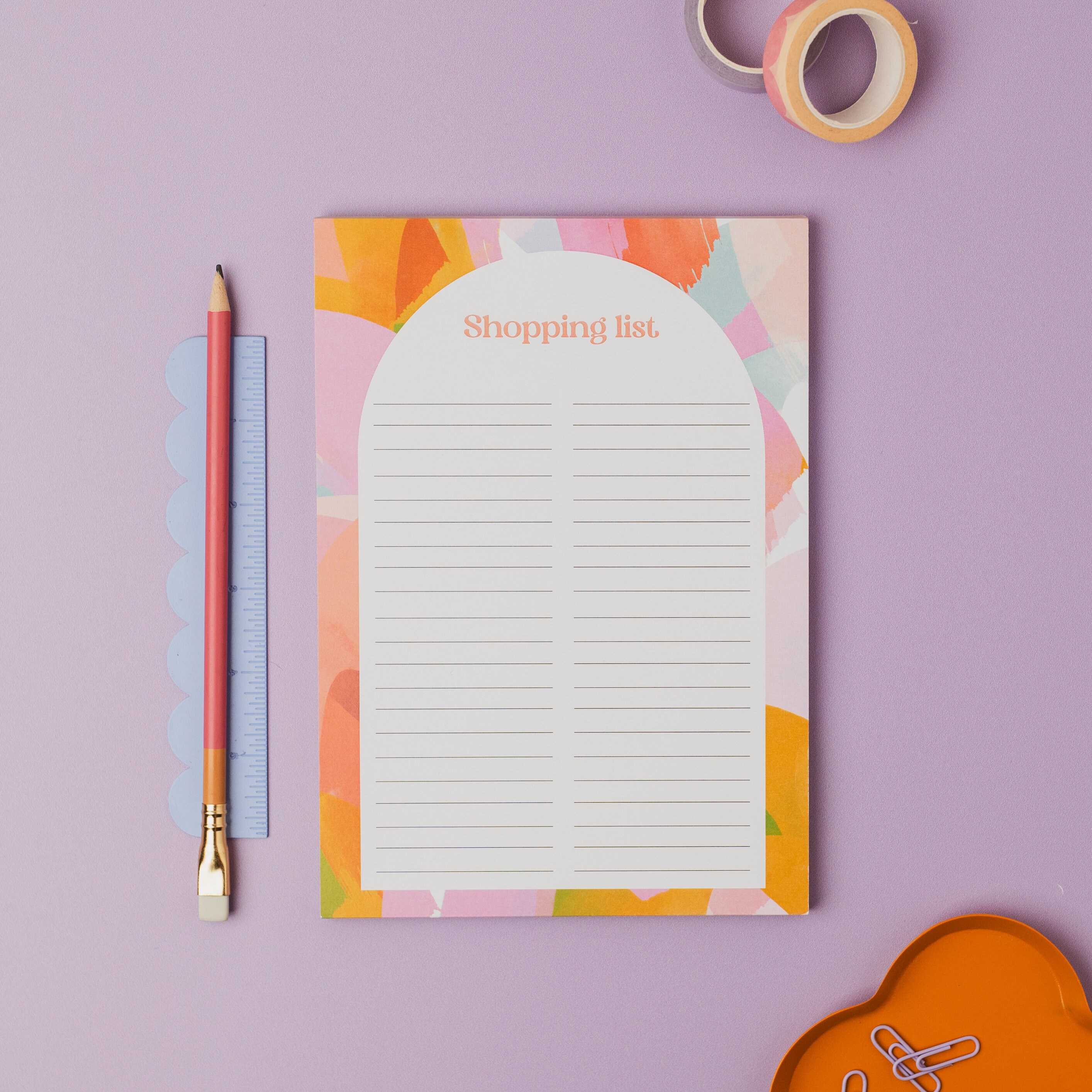 Grocery List Pad, Shopping List Notepad, Large Shopping List Pad, A5 ...