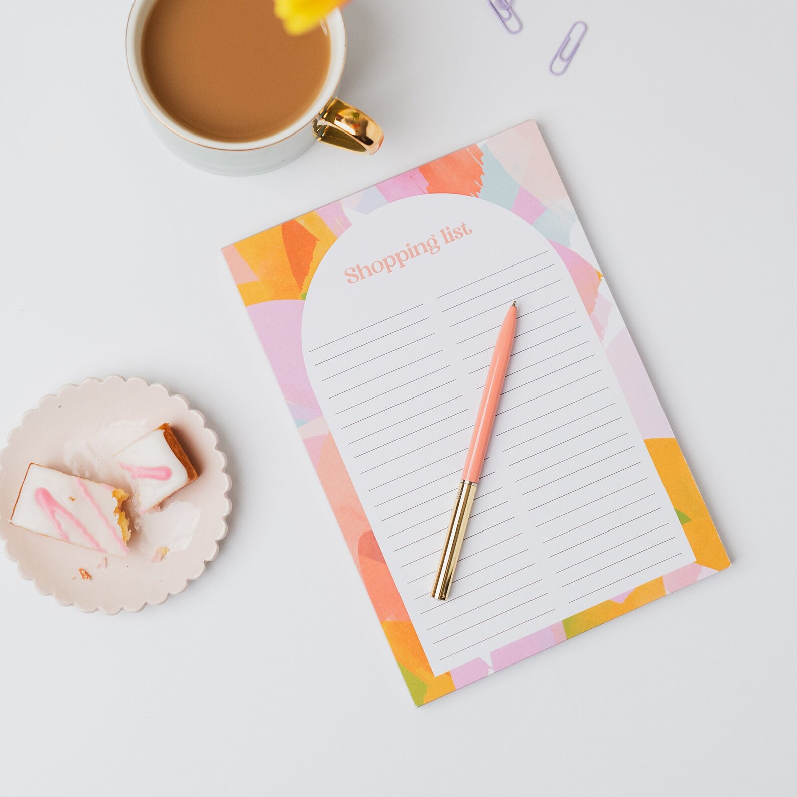 Grocery List Pad, Shopping List Notepad, Large Shopping List Pad, A5 ...