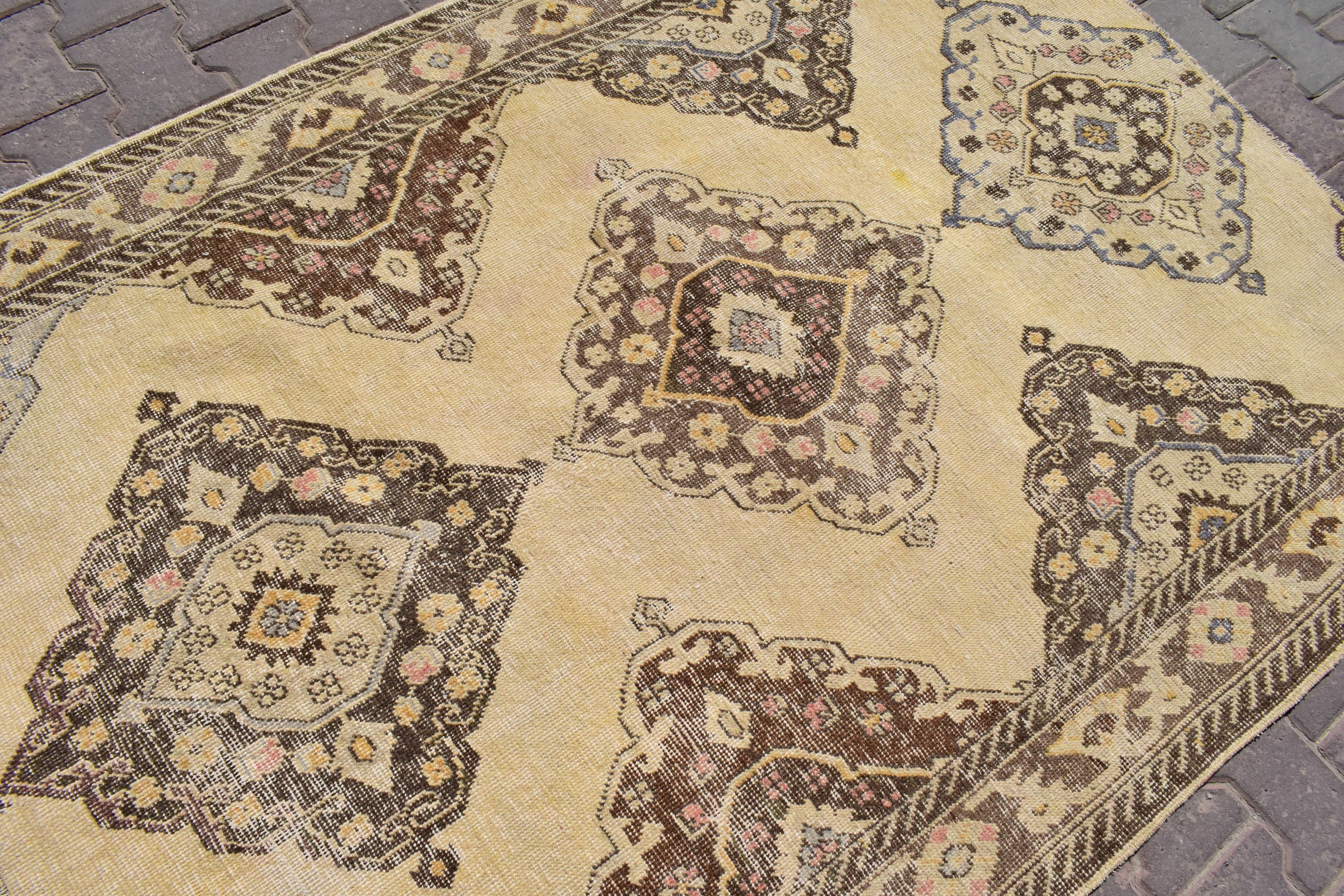 4x6 TURKISH RUGHallway RugTurkey Vintage RugWool Area | Etsy