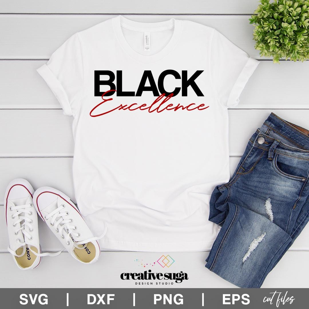Black Excellence SVG Bundle - Instant Download - Etsy