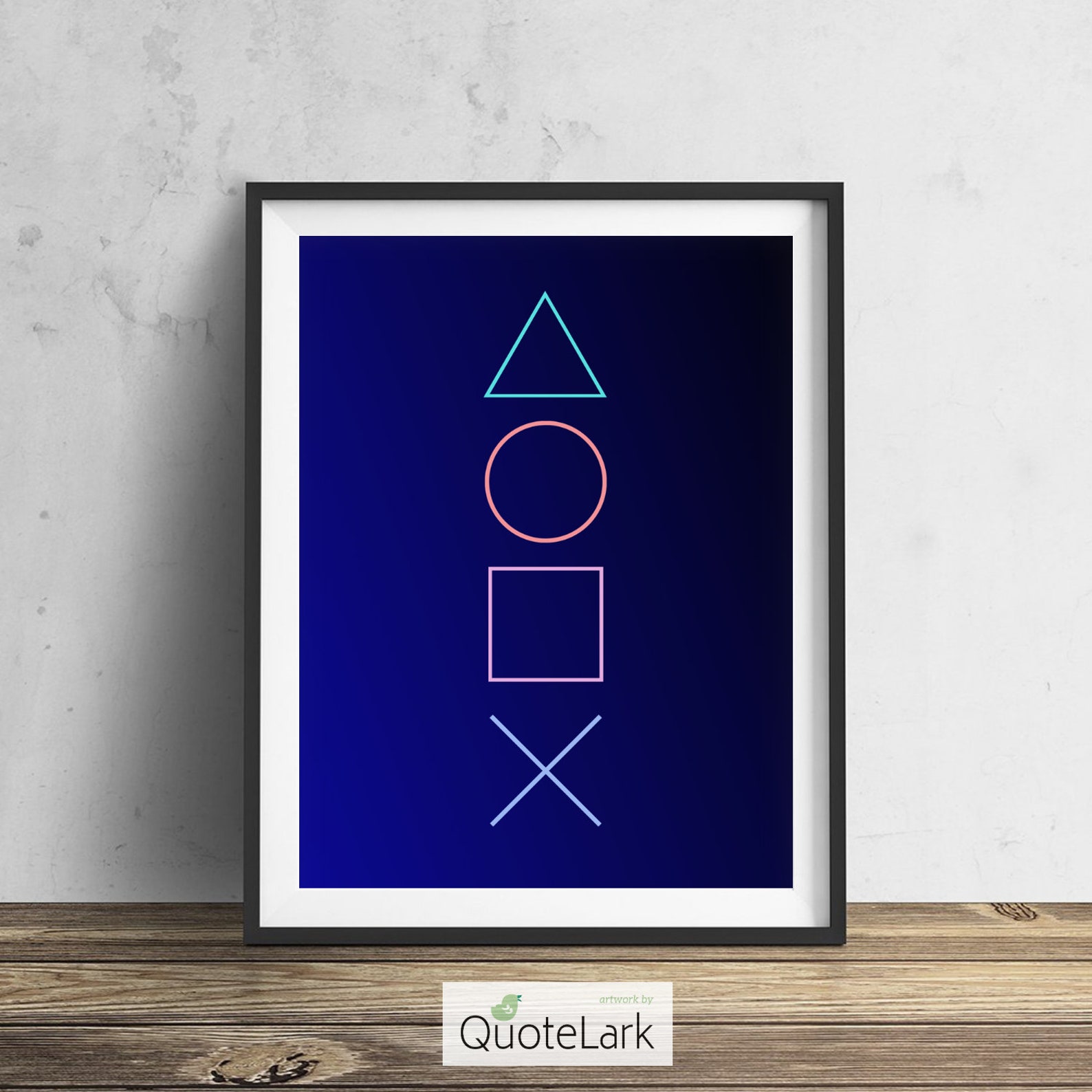 Blue Gamer Printinstant Digital Download8x10in - Etsy