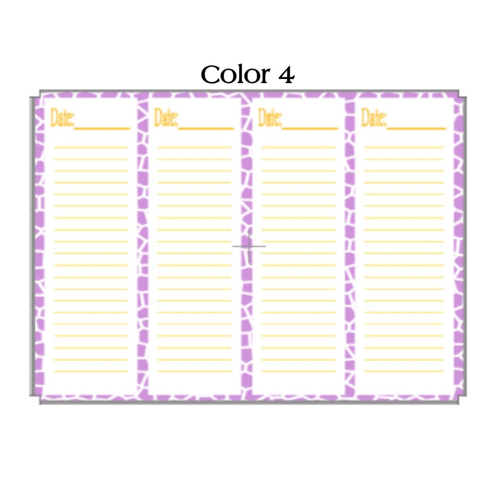 Notepad-blank Daily Tracker, Bills, Grocery, To-do List, 110lb ...