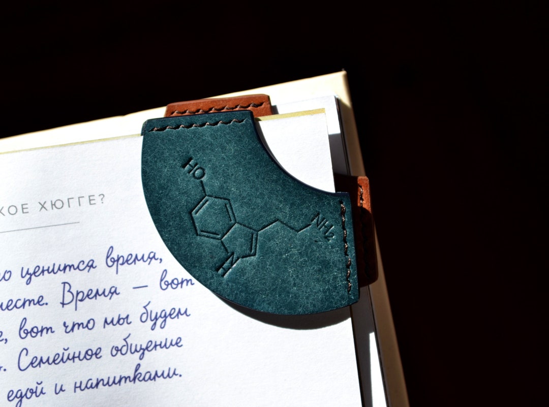 Serotonin Bookmark Molecule Sticker Custom Bookmarks Medical Student ...