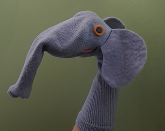 Elephant puppet | Etsy