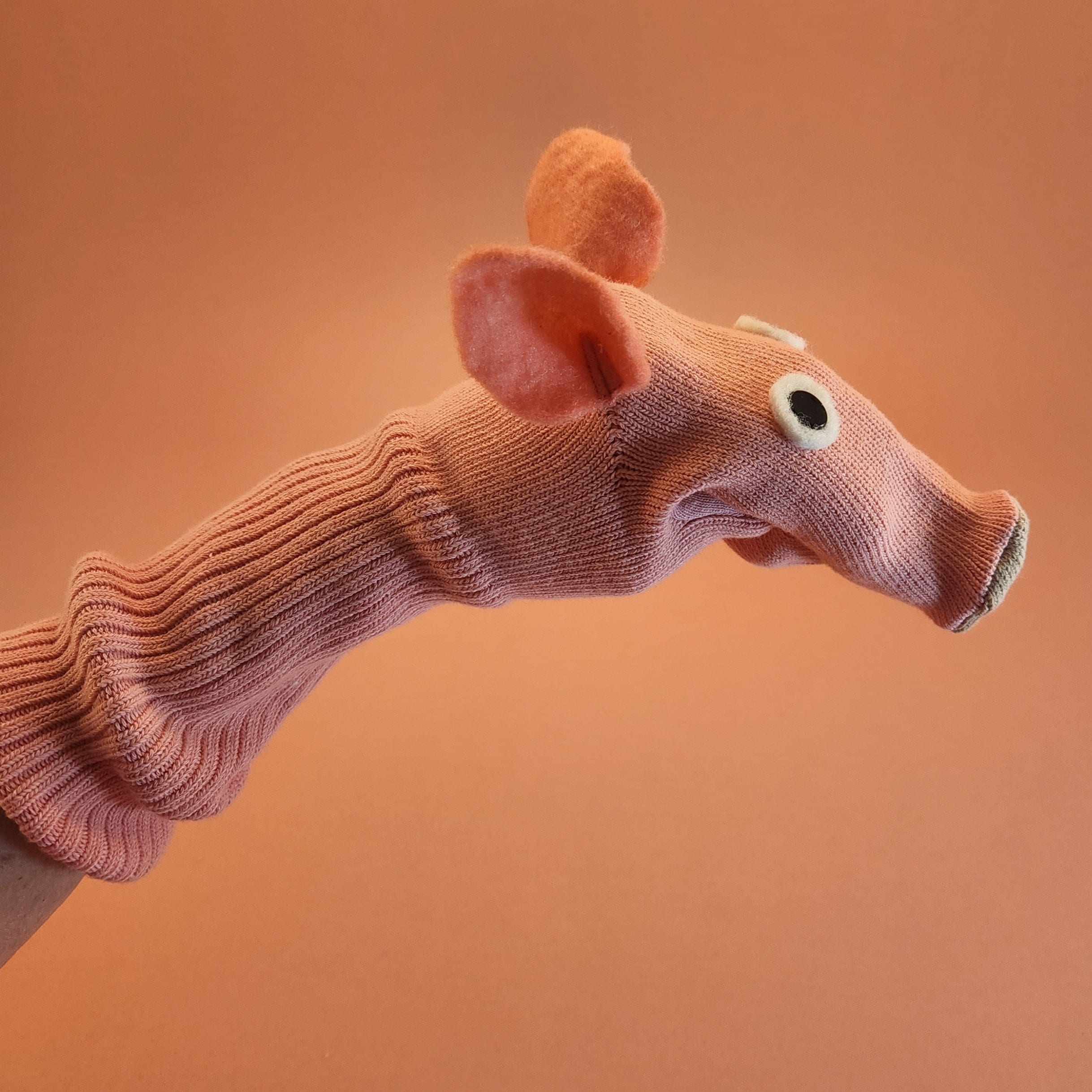 Sock Puppet Pinky the Pig Puppet - Etsy