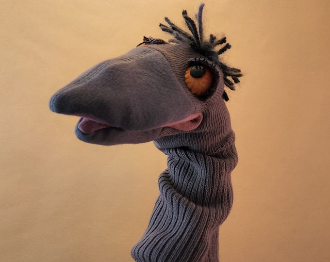 Sock Puppet Natasha the Emu Puppet - Etsy