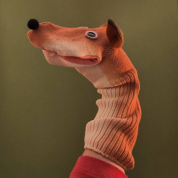 Sock Puppet Sox the Fox Puppet - Etsy