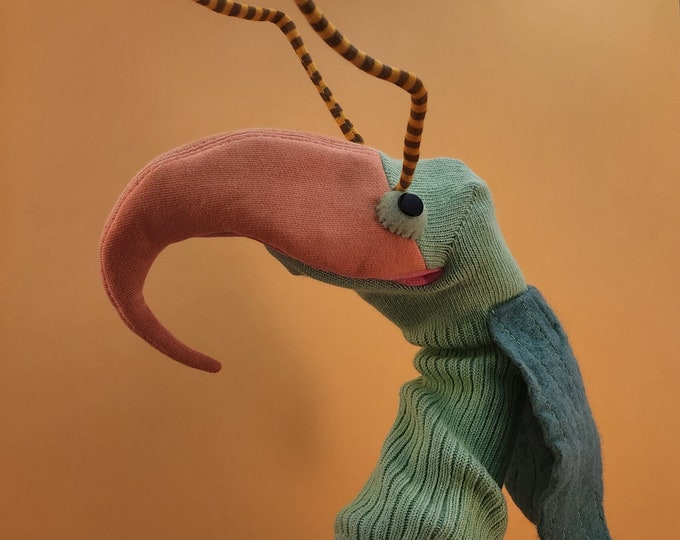 Sock Puppet Wilson the Weevil Puppet - Etsy