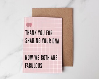 Dna Thank You Card - Etsy