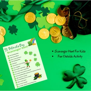 St. Patrick's Day Scavenger Hunt Printable for Kids – Fun Leprechaun ...
