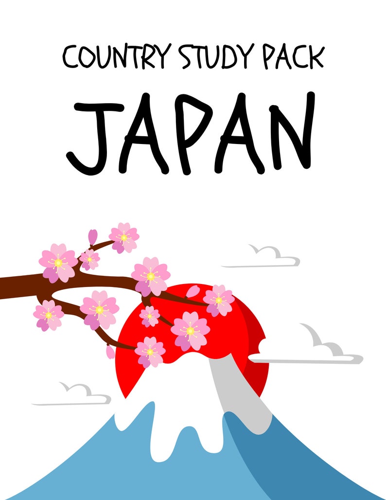 Japan Study Guide- Japan Country Study Pack- Japanese Study Guide ...