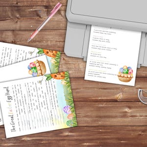 Easter Mad Libs Printable for Kids, Easter Egg Hunt Grammar Activity ...