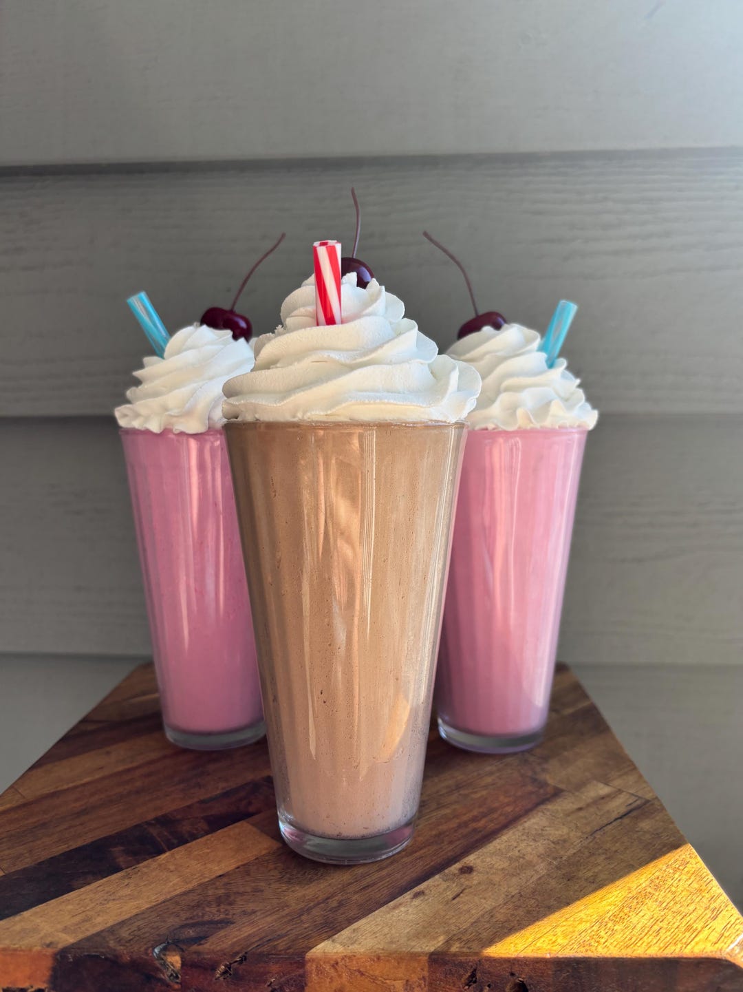 Fake Milkshake Prop for Display Fake Beverage Ice Cream Prop Faux Food ...