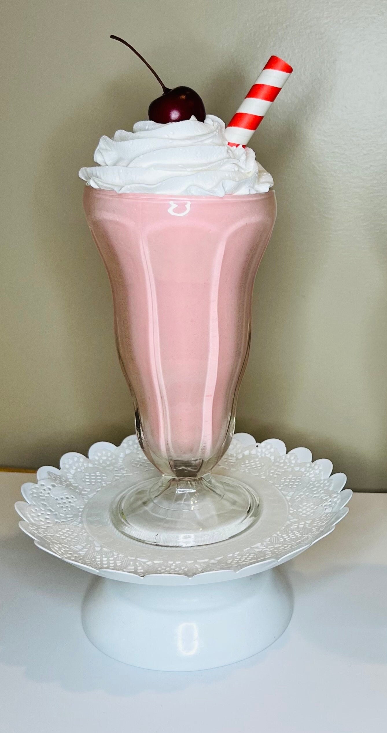 Fake Milkshake Prop for Display Fake Beverage Ice Cream - Etsy