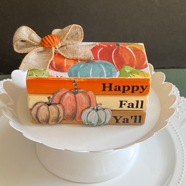 Fall Book Stack - Etsy