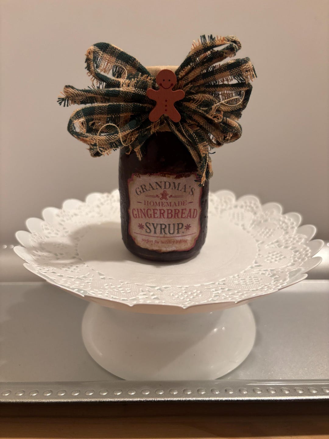 Grungy Gingerbread Jar | Gingerbread Decor - Etsy