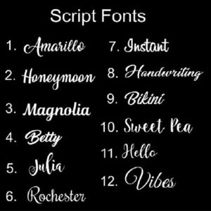 Personalised Letterbox Sign Decal Label for Greeting or Instruction and ...