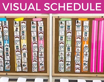 Visual Schedule - ABA, Autism - Etsy