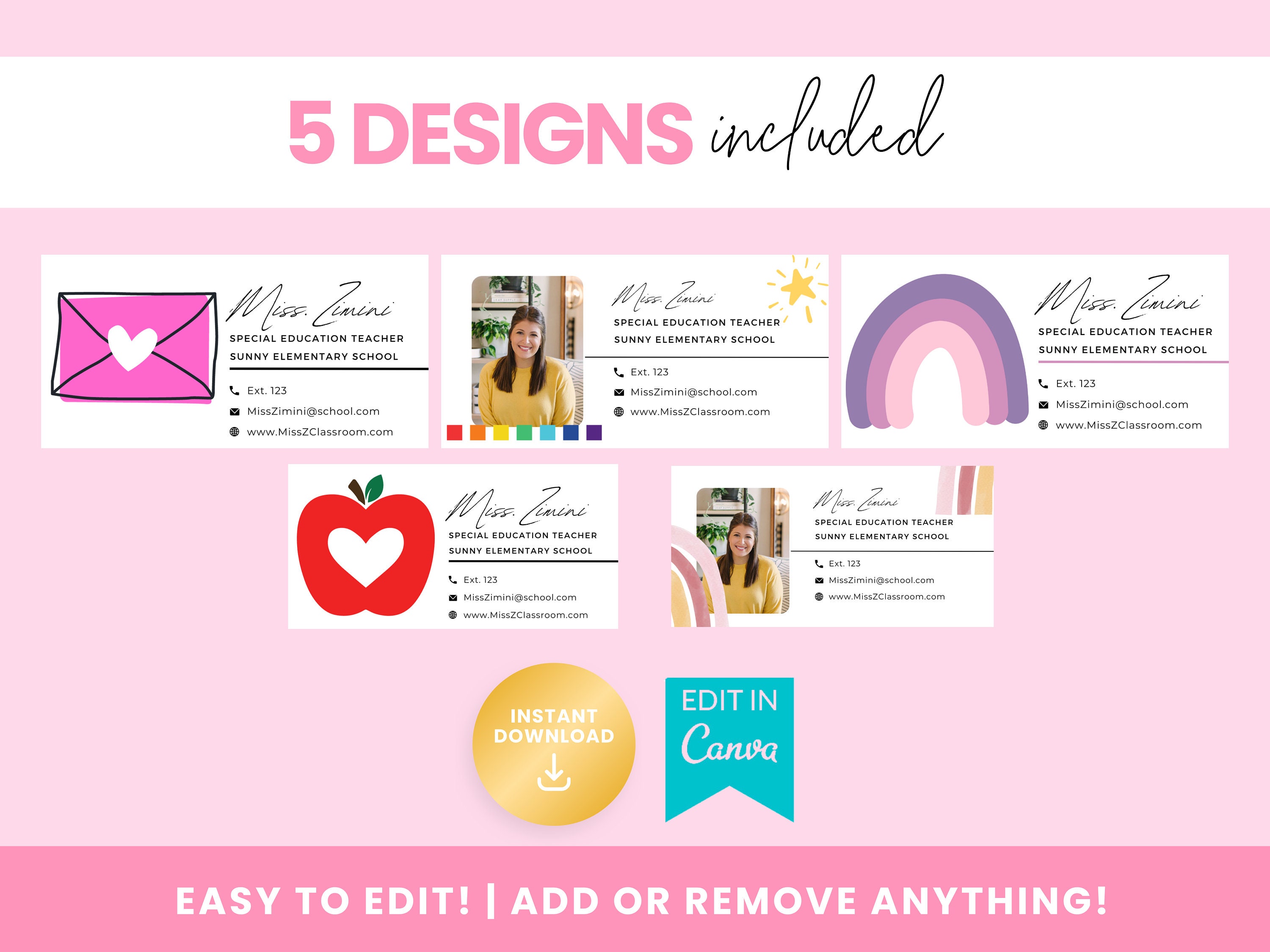 Teacher Email Signature - Etsy