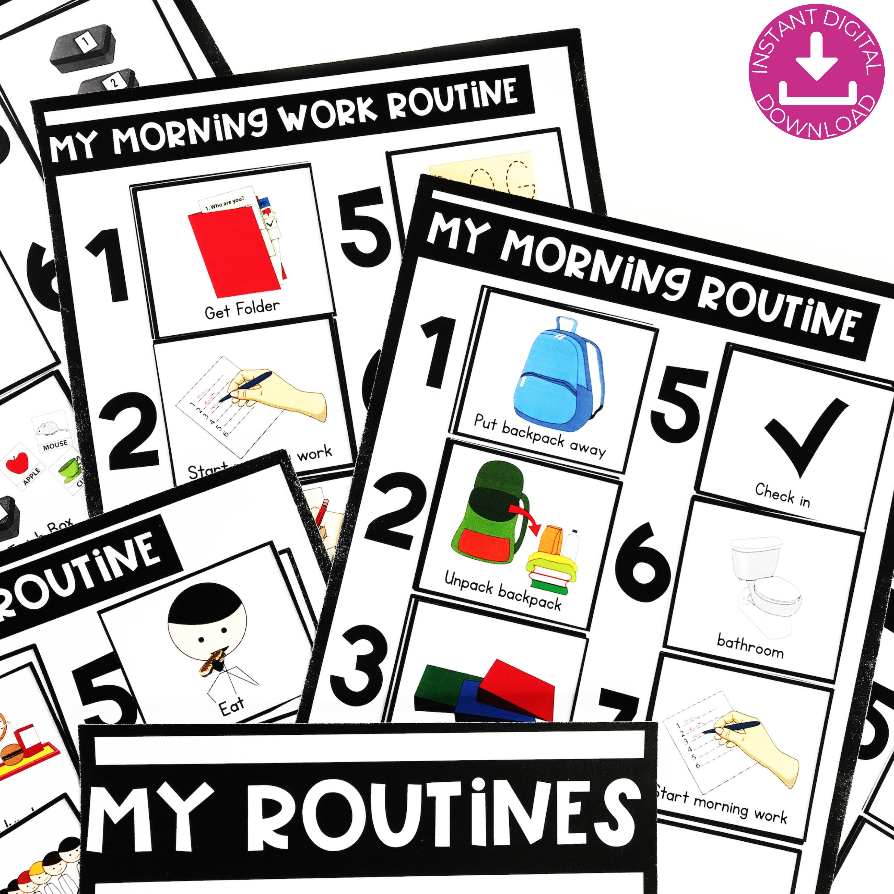 Special Ed Routines | Visual Schedule | Editable Routines | Google ...