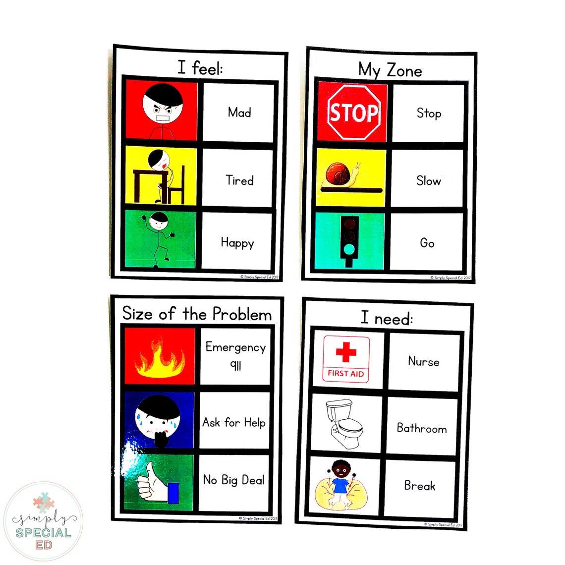 Behavior Visuals and Supports Special Education Behavior Visuals Visual ...