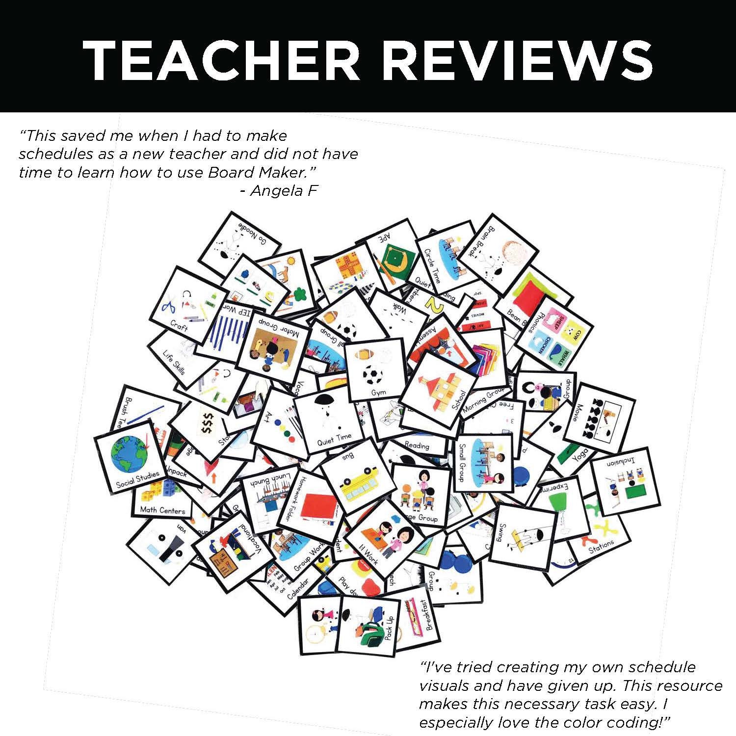 Visual Schedules | Color Coded Visual Schedule | Printable | Autism ...