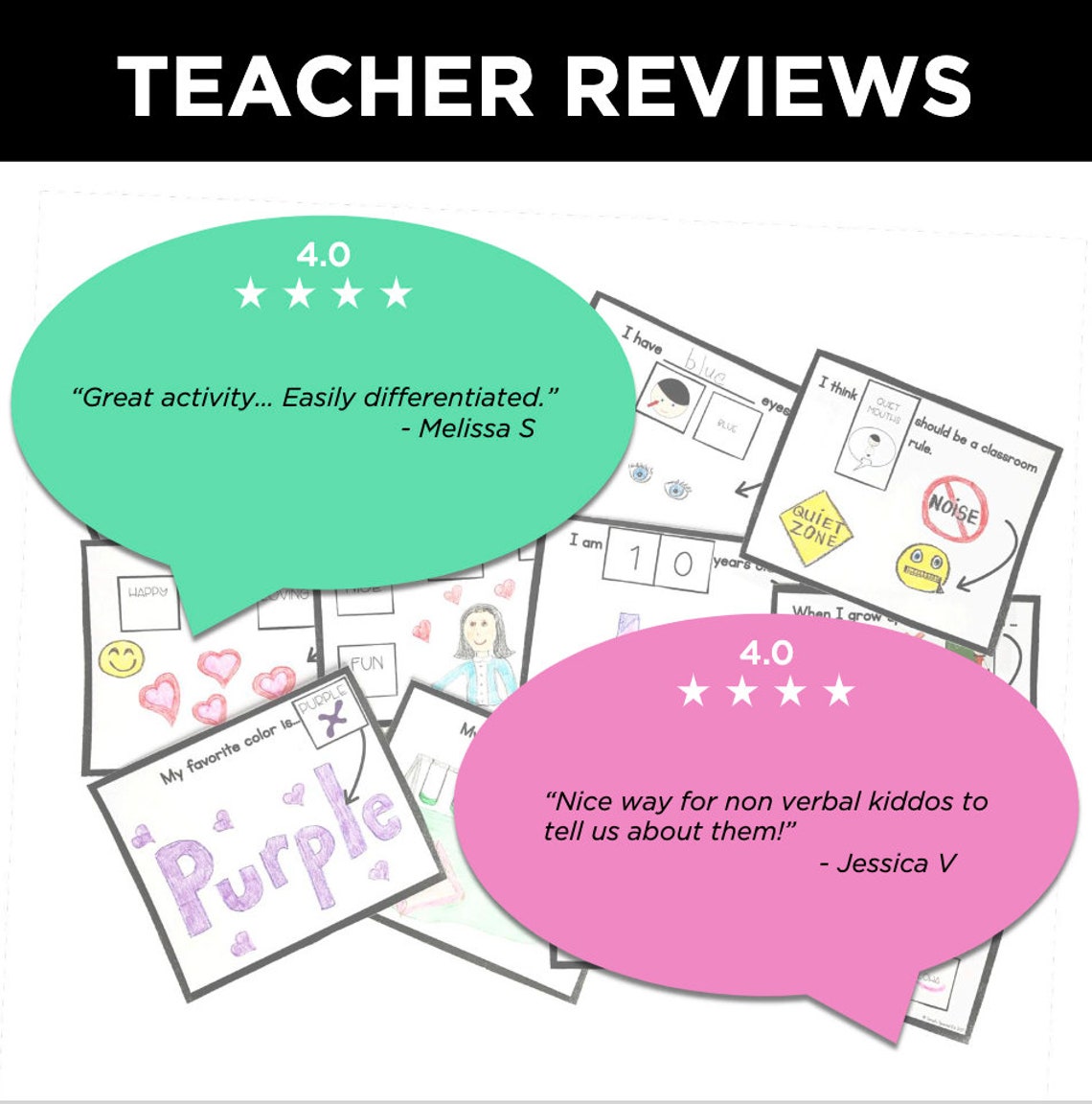 All About Me Book | Printable Digital Download | Back to School ...