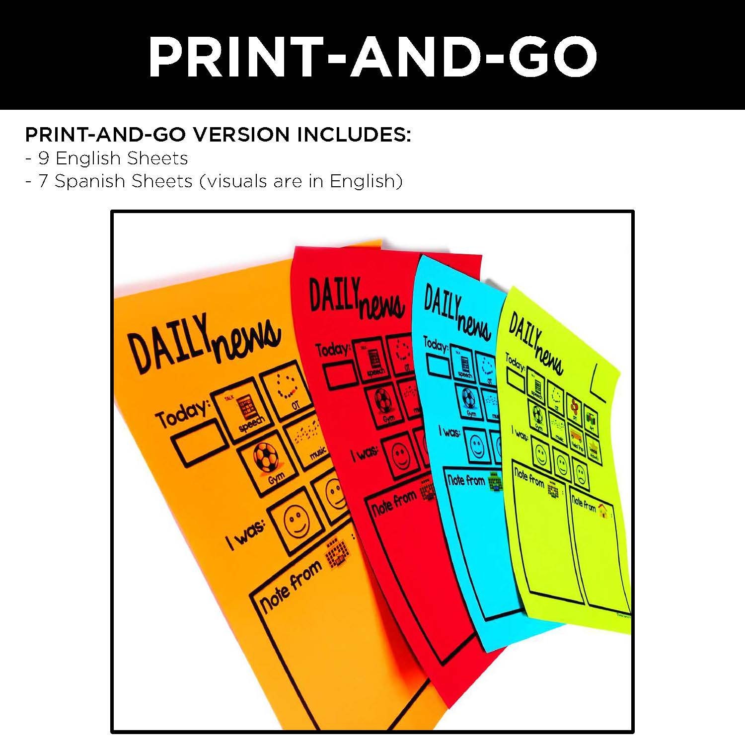 Daily Home Communication Logs | Special Ed | Editable Parent ...