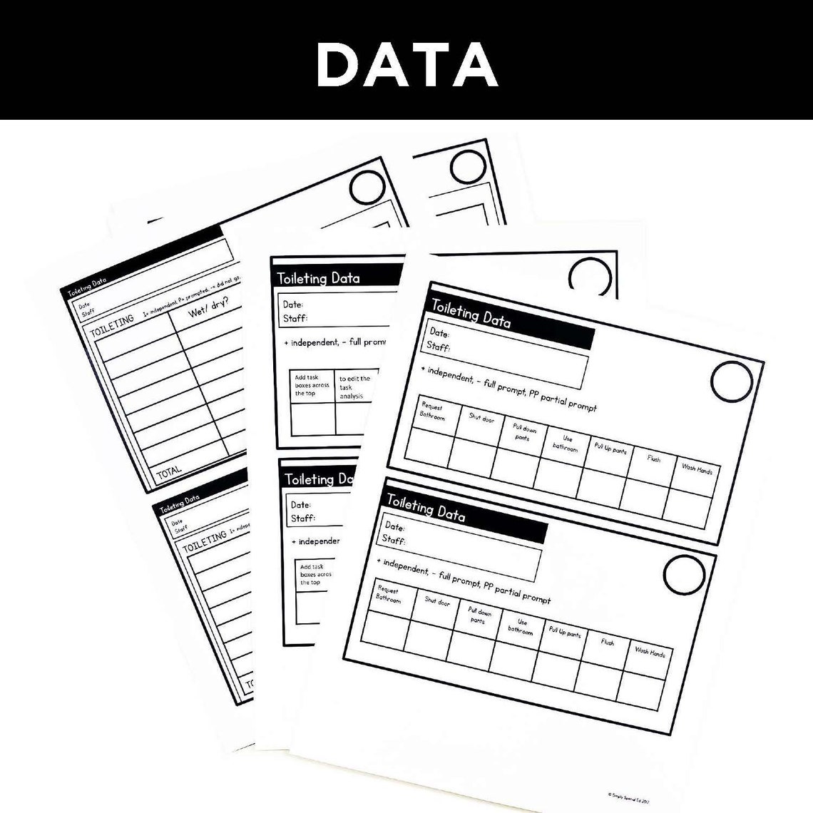 Toilet / Potty Training Toolkit for Special Ed: Adapted Books, Visuals ...