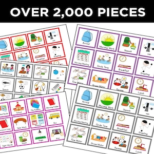 Visual Schedules | Color Coded Visual Schedule | Printable | Autism ...