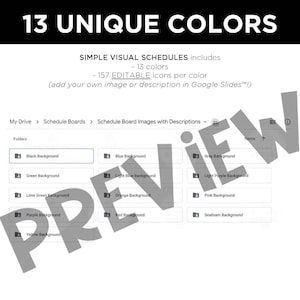 Visual Schedules | Color Coded Visual Schedule | Printable | Autism ...